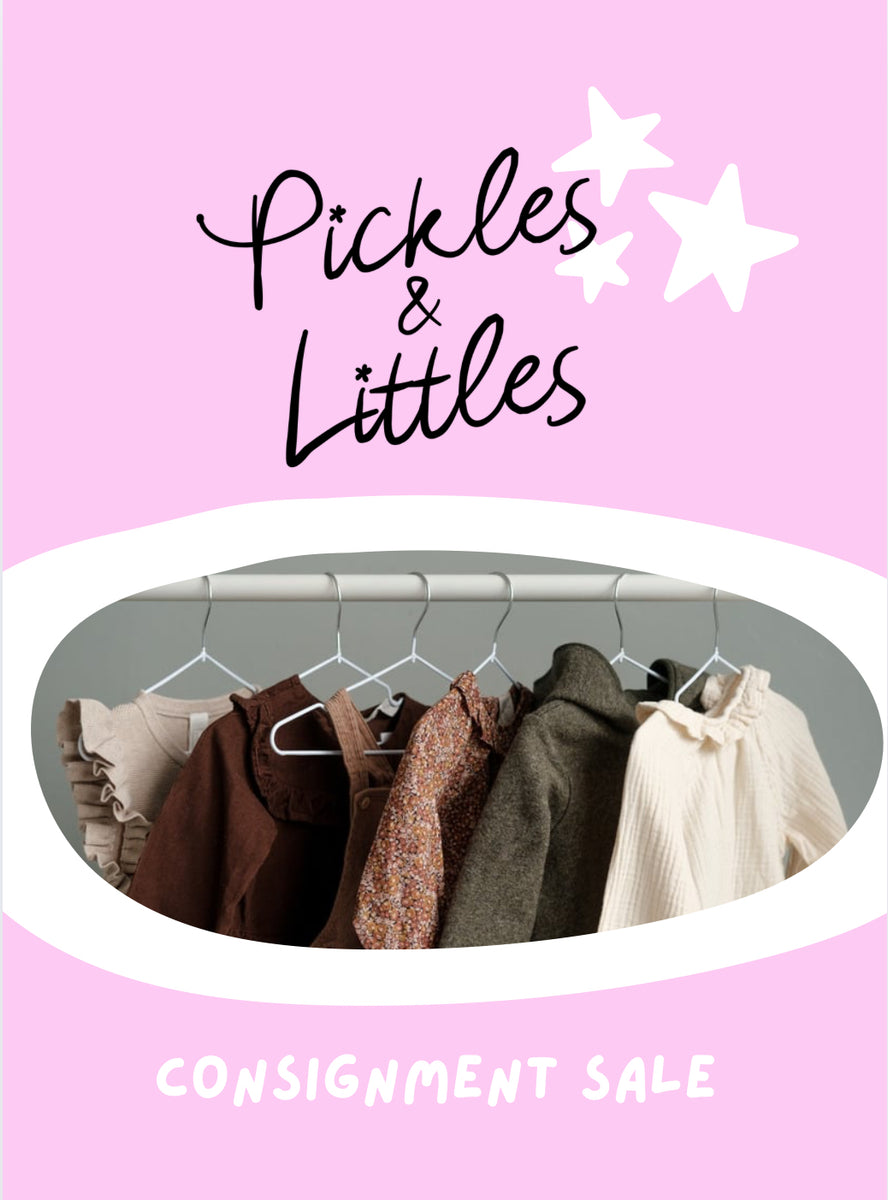Consignment Sale Drop Off – Pickles & Littles Maternity Boutique